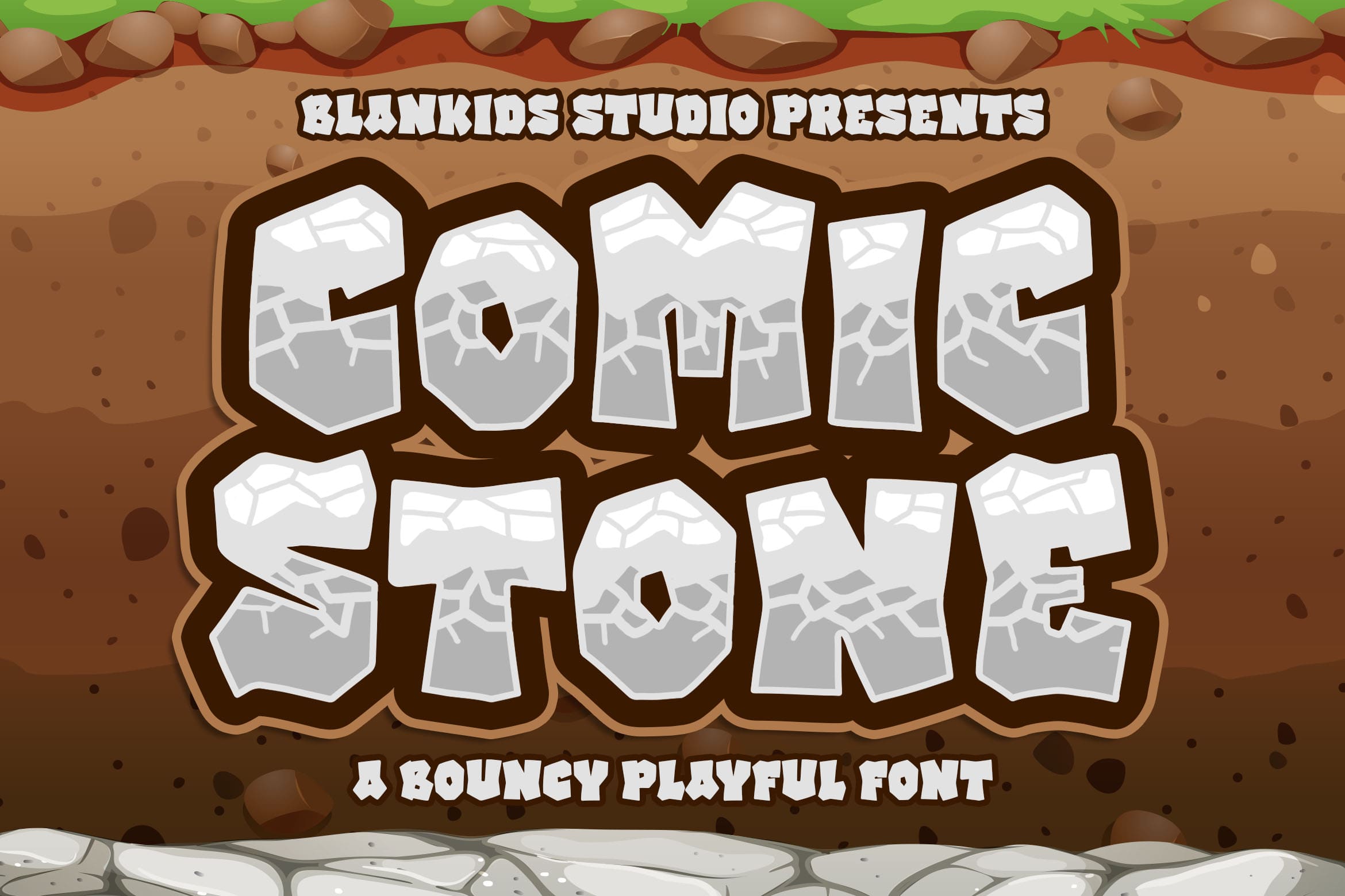 Comic Stone a Bouncy Playful Font