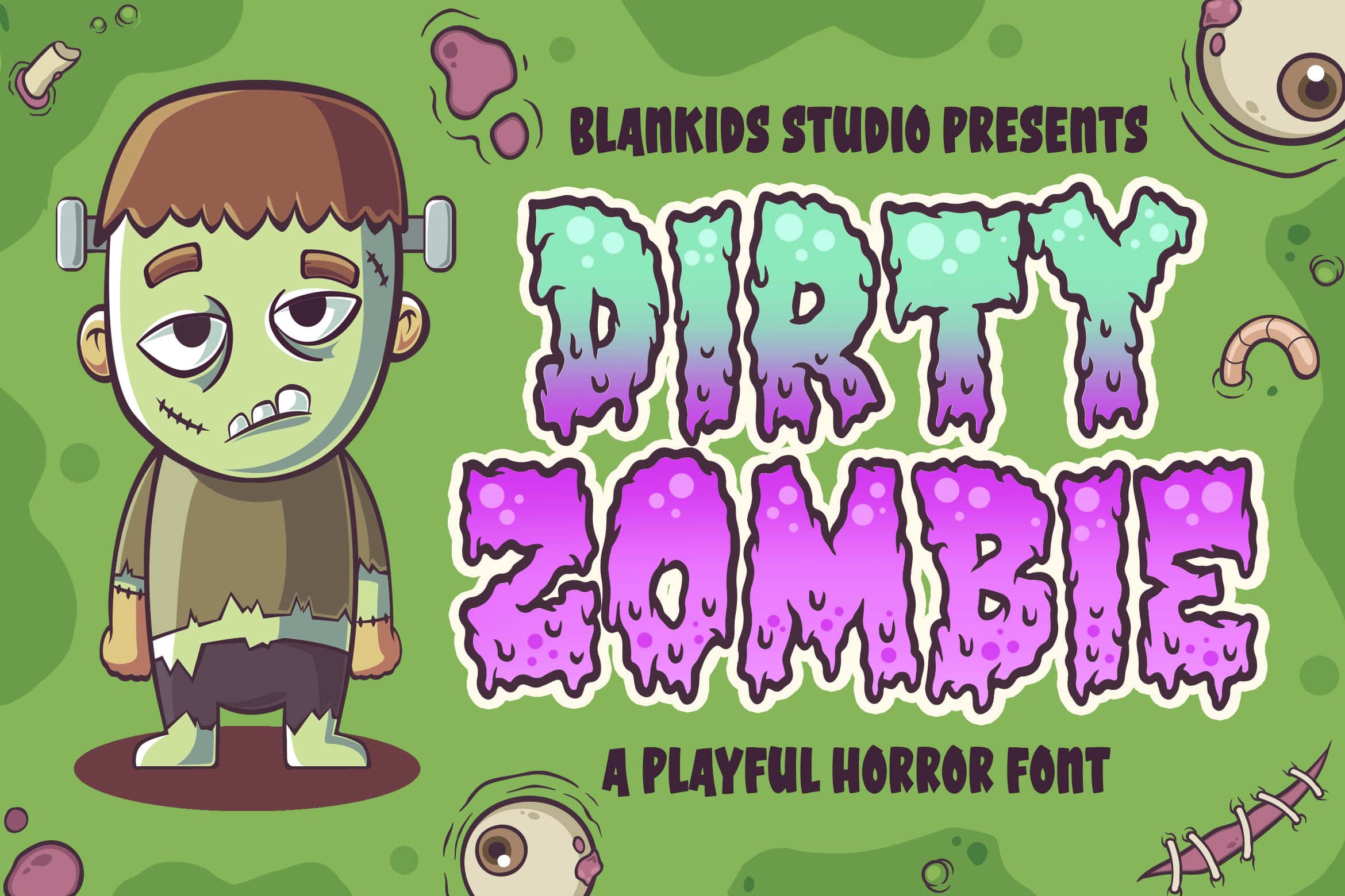 Dirty Zombie a Playful Horror Font