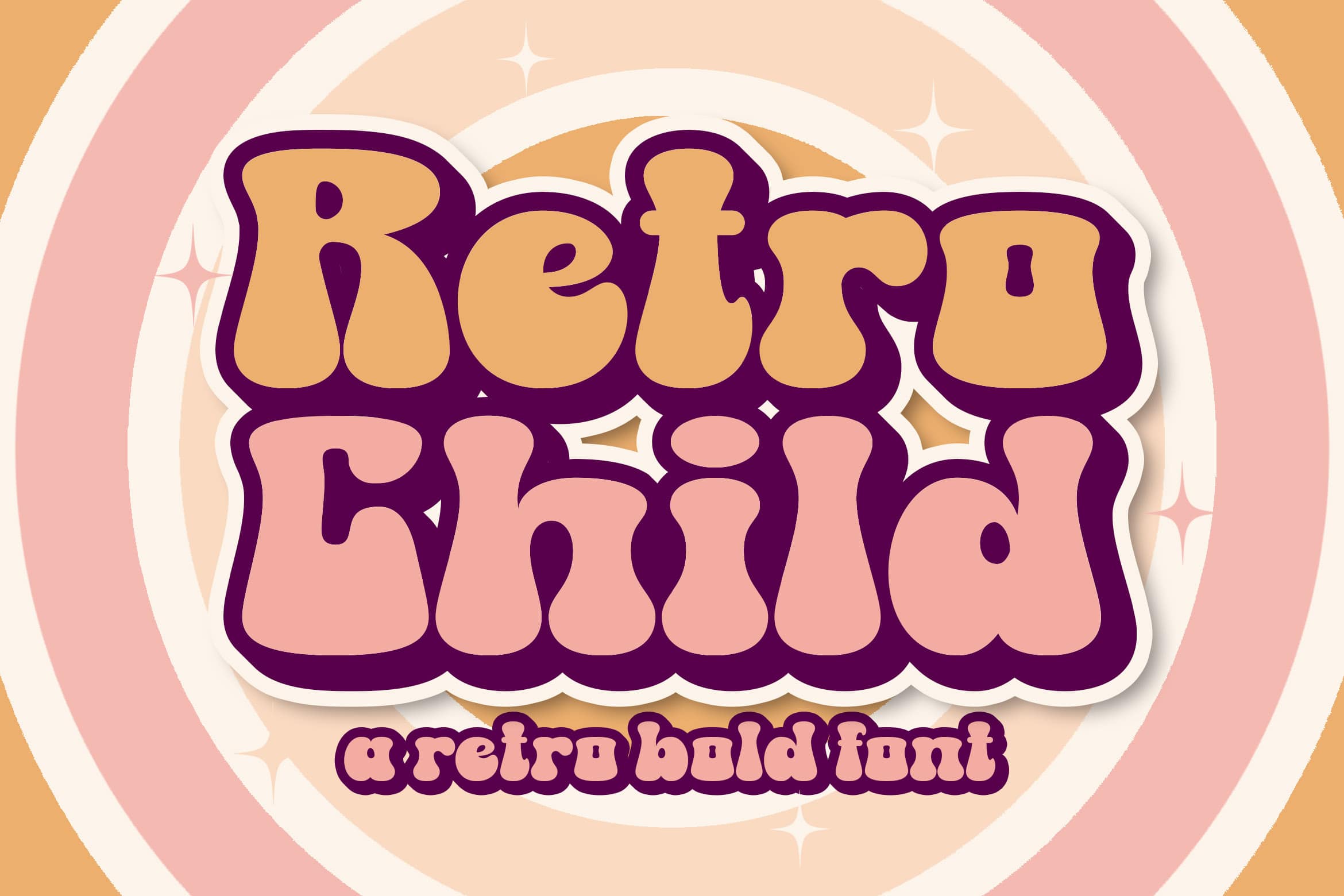 Retro Child a Retro Bold Font